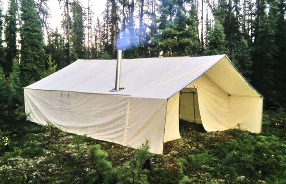 Wall Tent 8 X 10 X 5 - Airdrie Canvas Tent & Awning