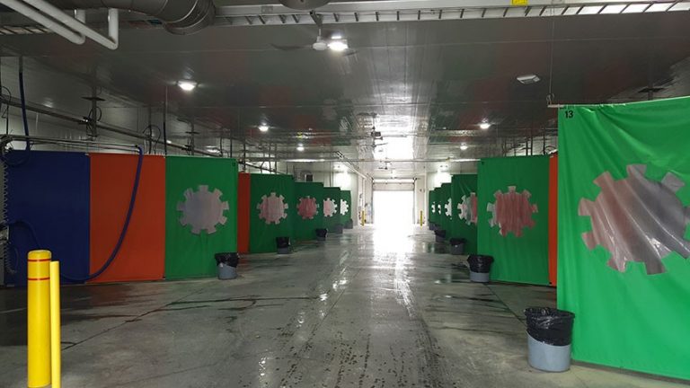 Wash Bay Curtains - Airdrie Canvas Tent & Awning