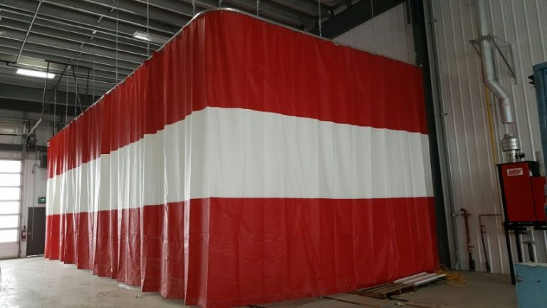 Wash Bay Curtains - Airdrie Canvas Tent & Awning