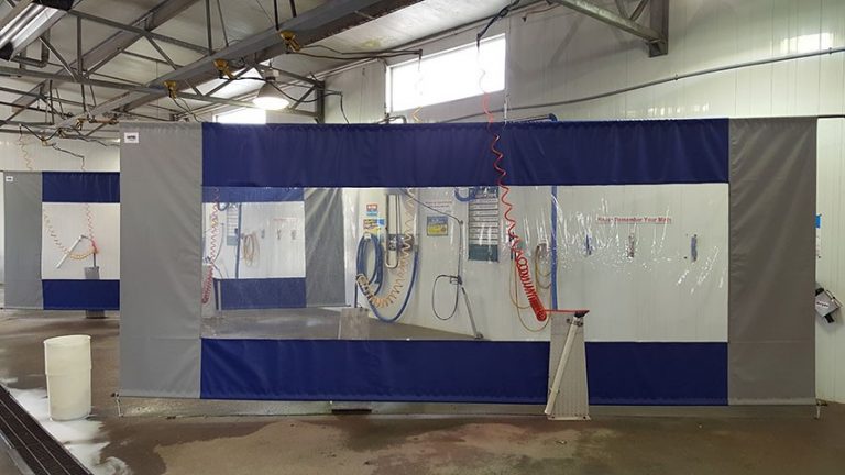 Wash Bay Curtains - Airdrie Canvas Tent & Awning